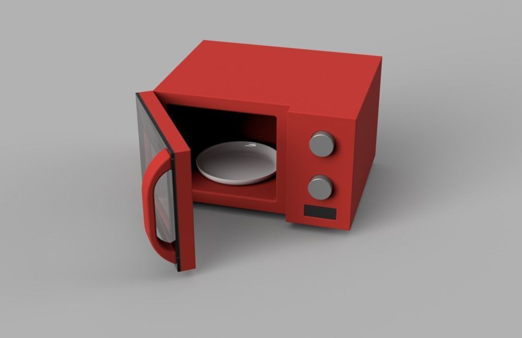 Microwave Oven 3D model 3D printable | CGTrader