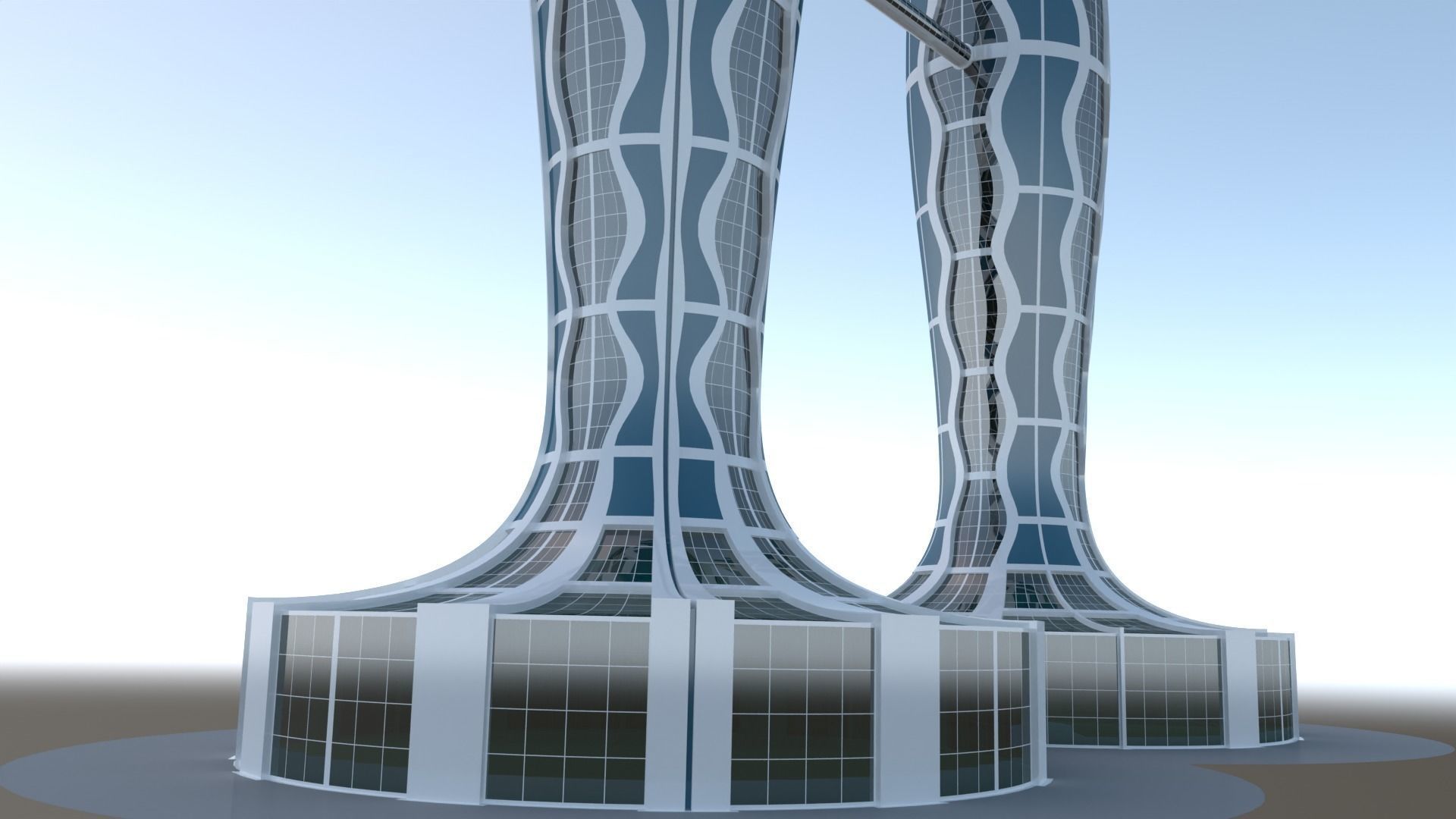 Future skyscraper 2023 3D model | CGTrader