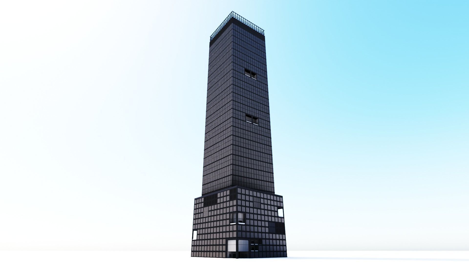 3D model 55 Hudson Yards Building VR / AR / low-poly | CGTrader
