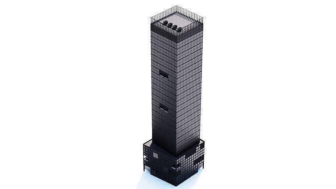 3D model 55 Hudson Yards Building VR / AR / low-poly | CGTrader