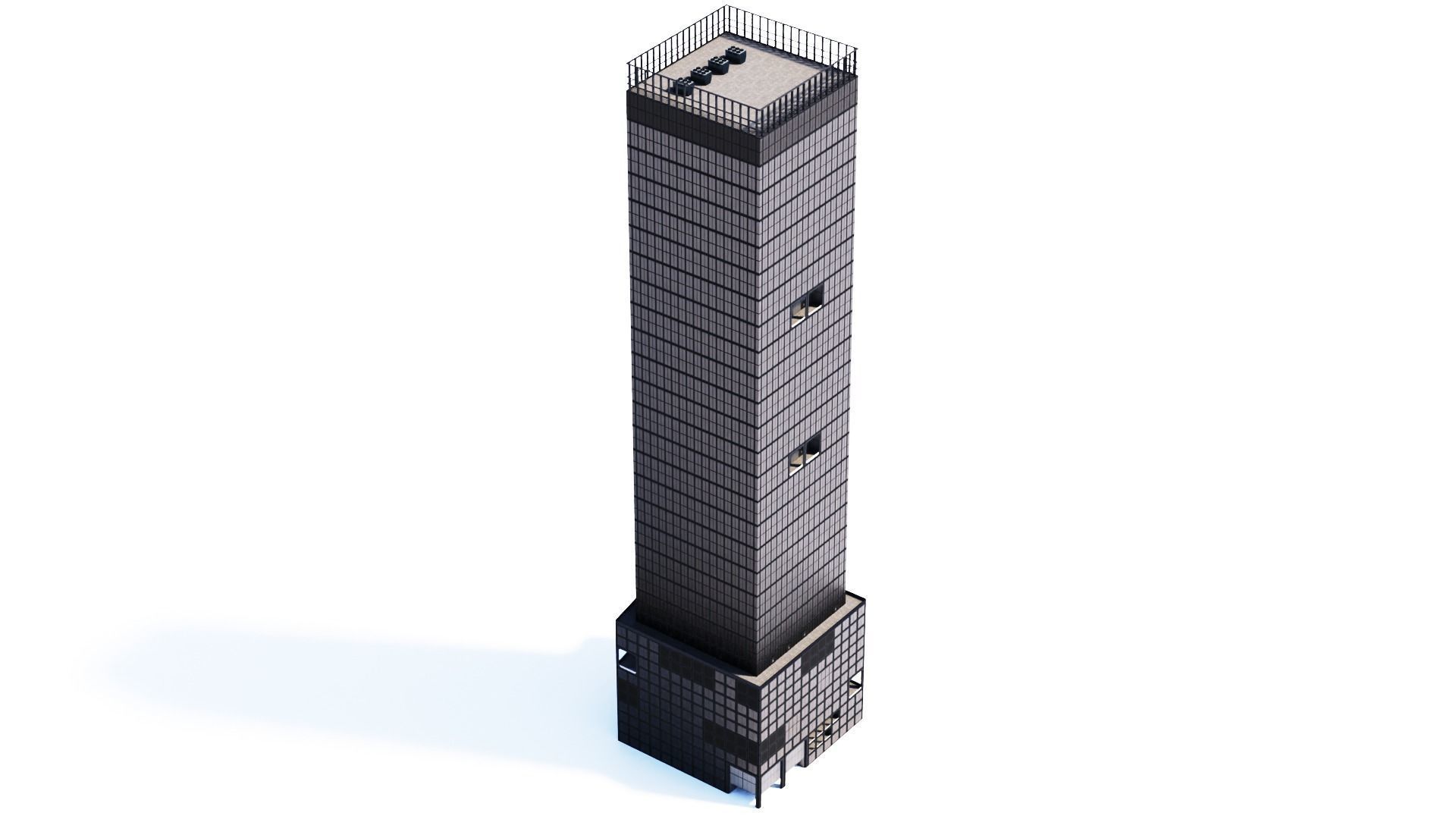 3D model 55 Hudson Yards Building VR / AR / low-poly | CGTrader