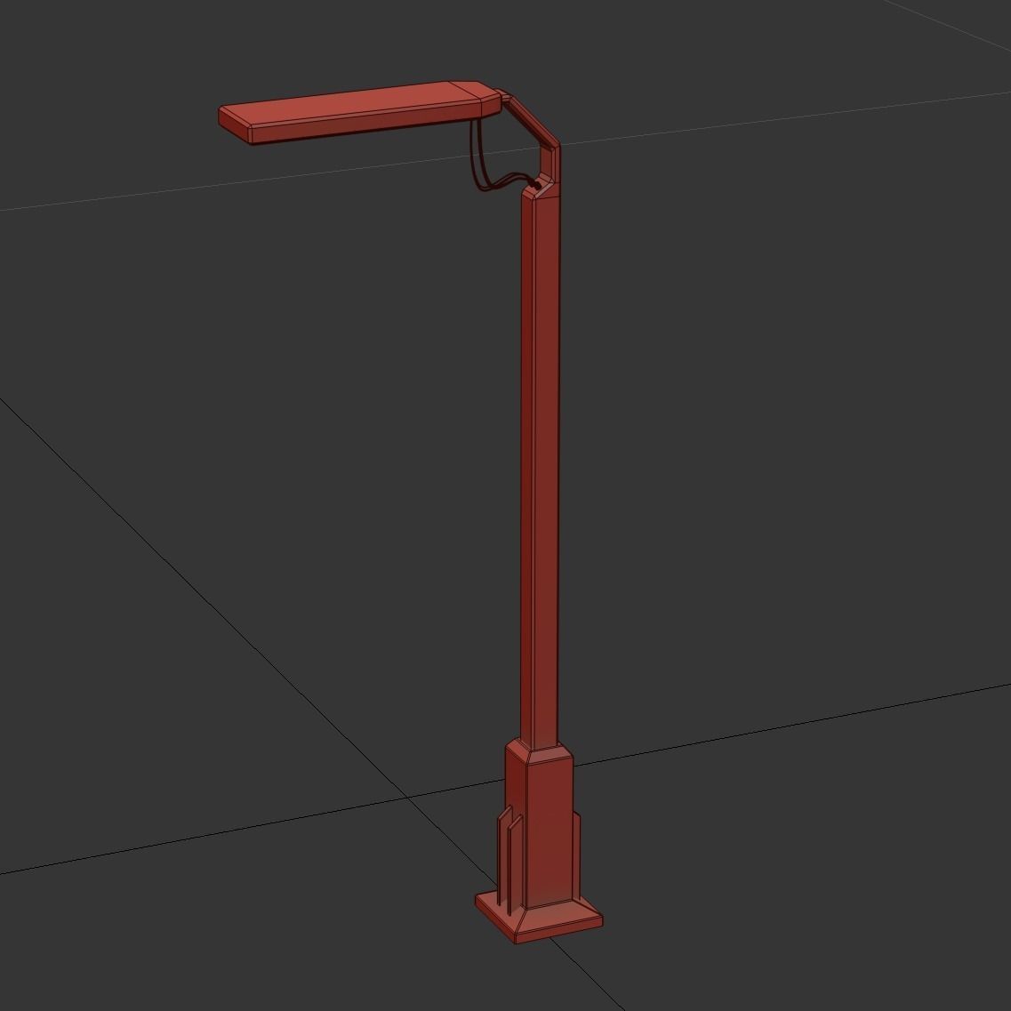 Cyberpunk-style street lights 3D model | CGTrader