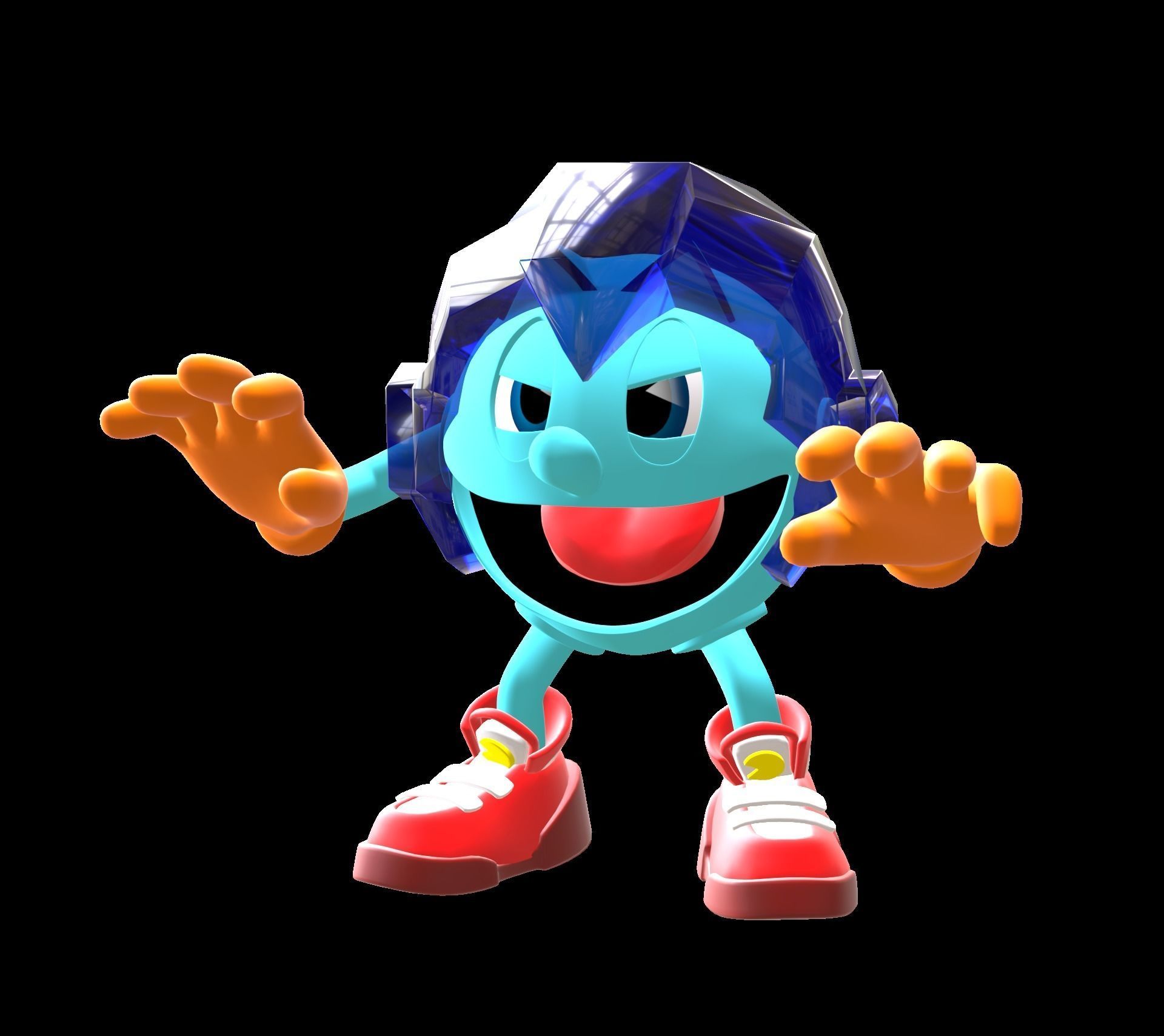 3D model Ice Pacman VR / AR / low-poly | CGTrader