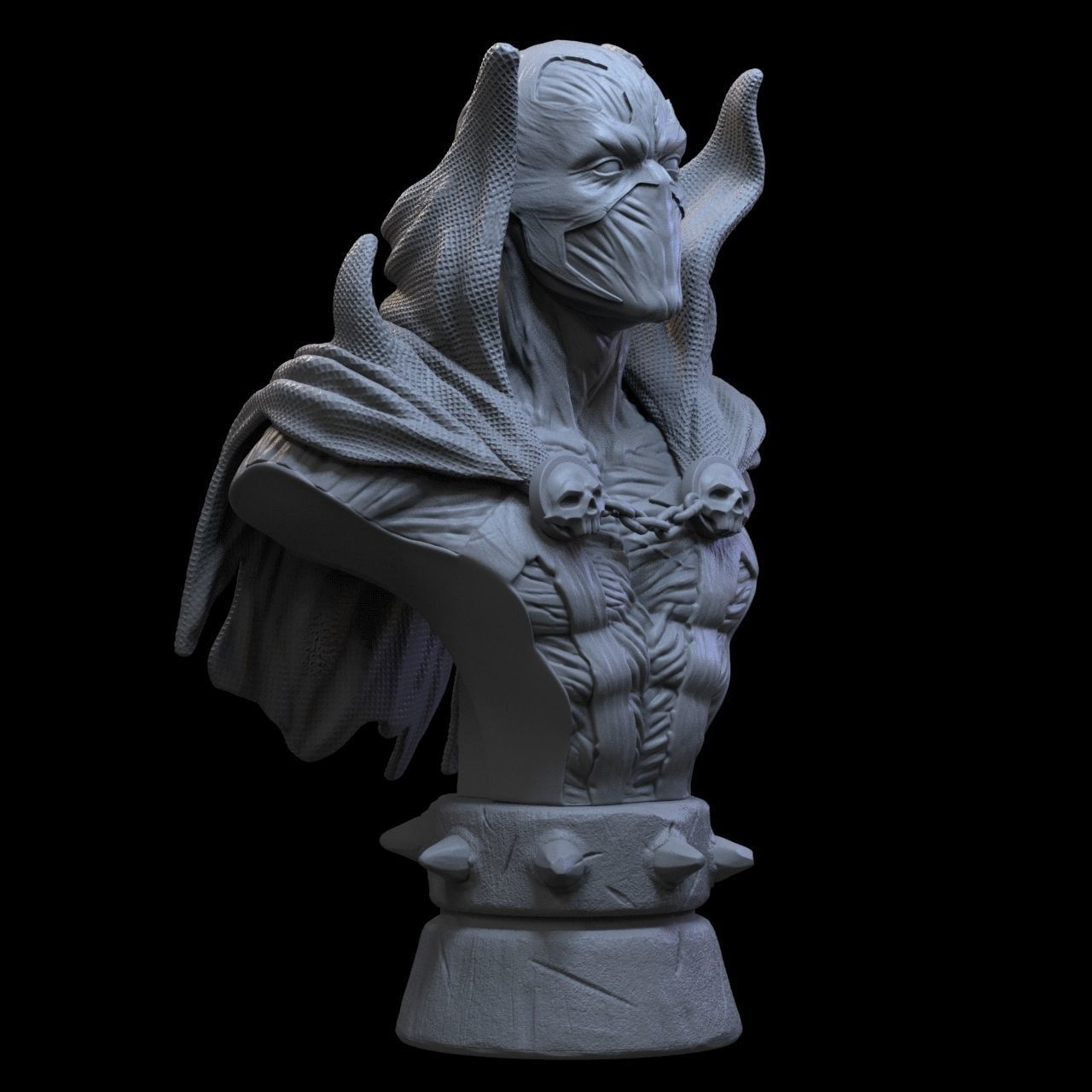 SPAWN BUST 3D model 3D printable | CGTrader