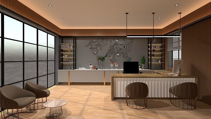 Office cabin Design free 3D model | CGTrader