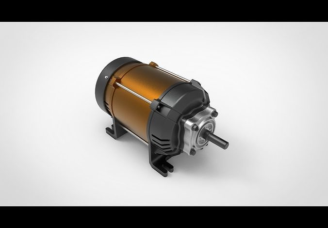 AC Electrical Motor 3D model | CGTrader