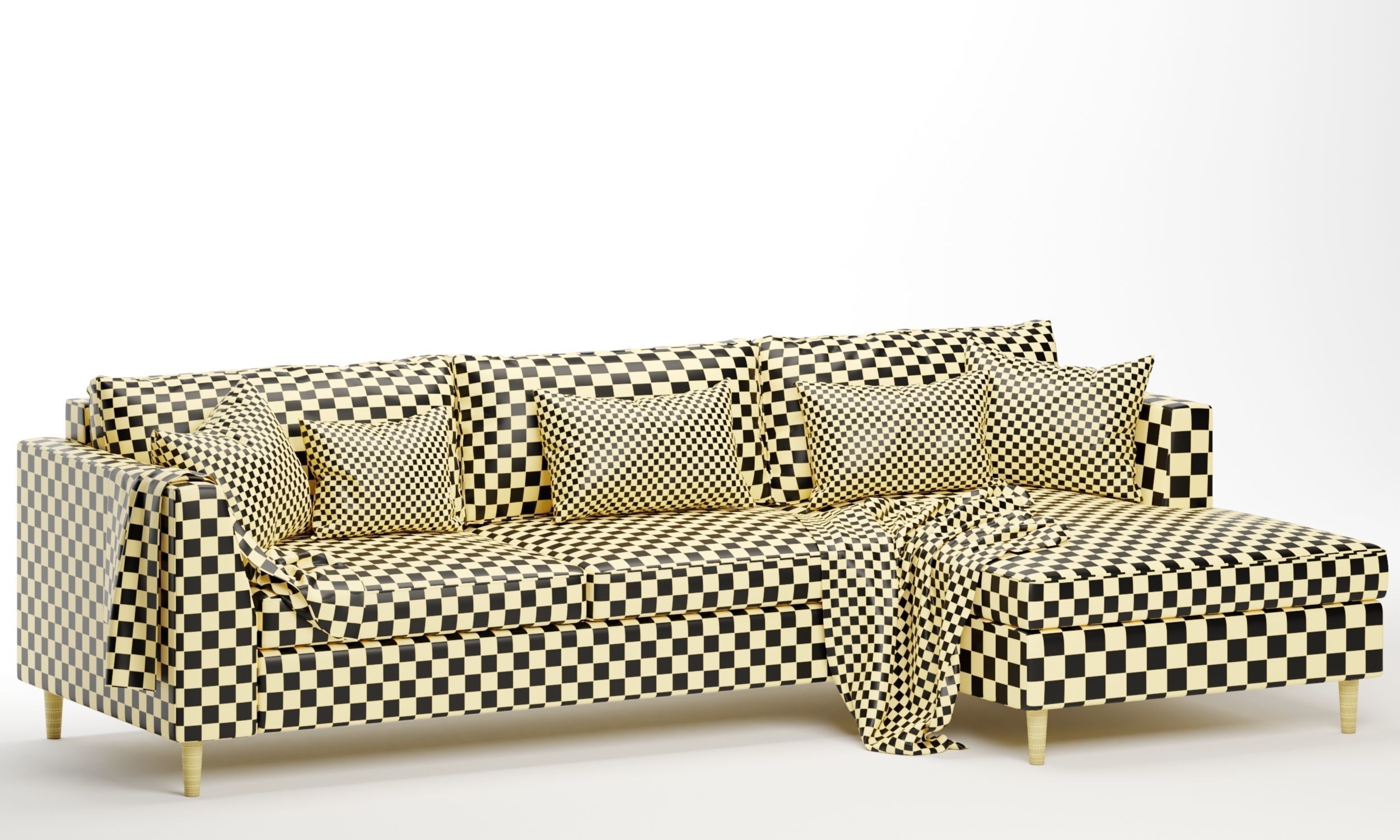 Avondale sectional sofa 3D model | CGTrader