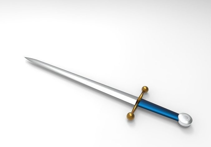 Sword type B 3D model | CGTrader