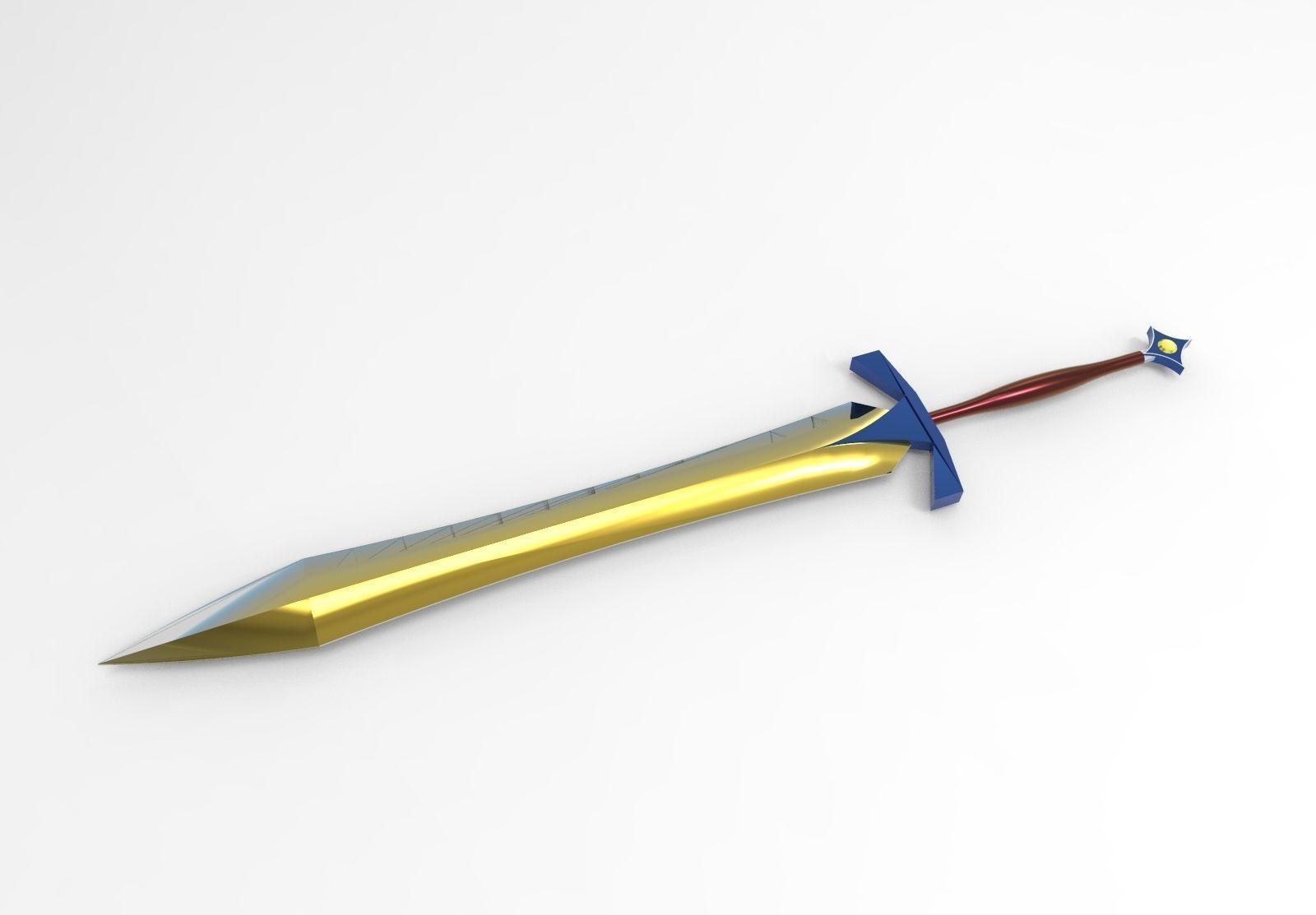 Sword type D 3D model | CGTrader