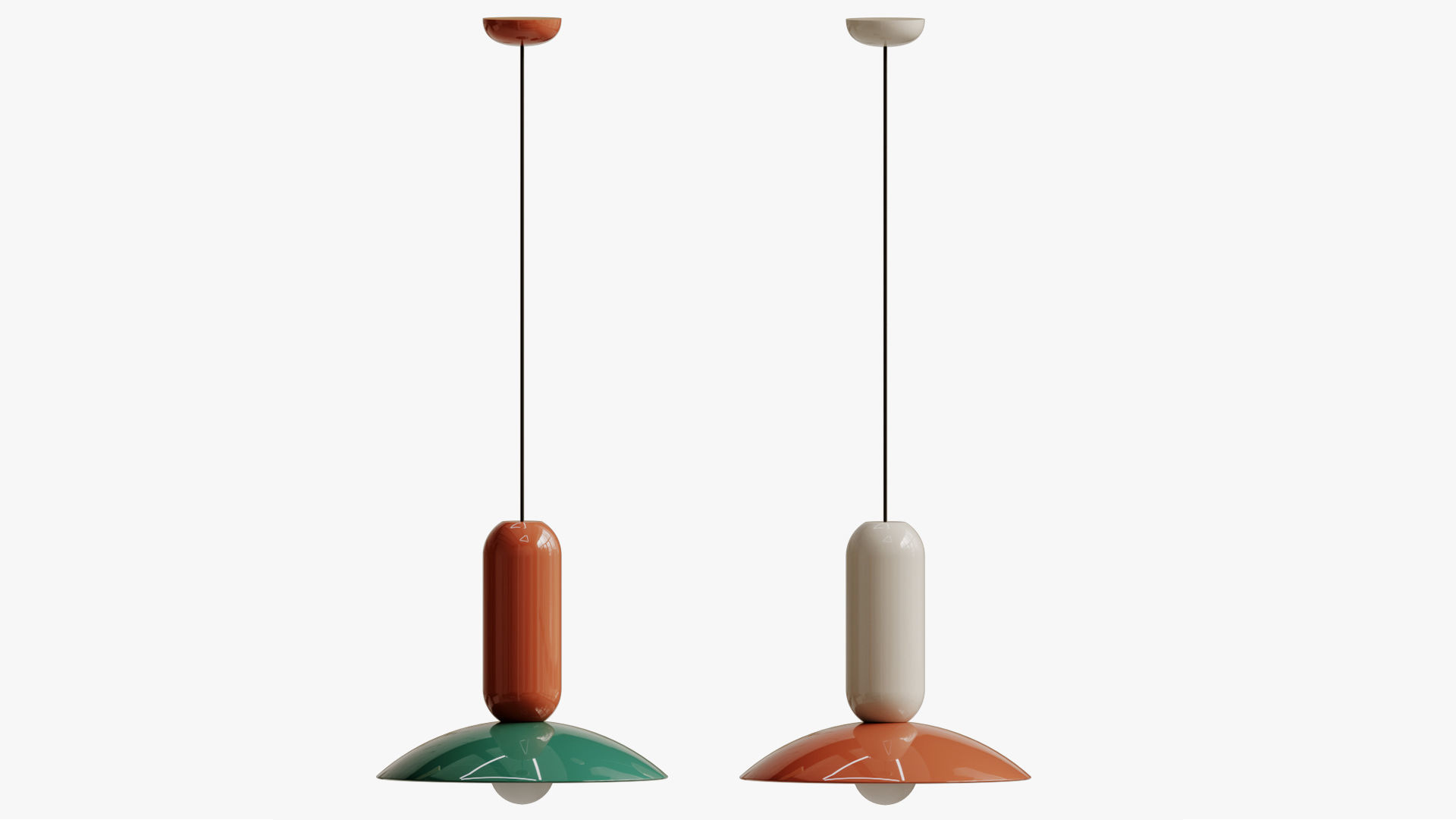 Pendant light pau 3D model | CGTrader
