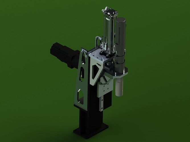 Automatic Nutrunners System MOD Tightening TU020 3D model rigged | CGTrader