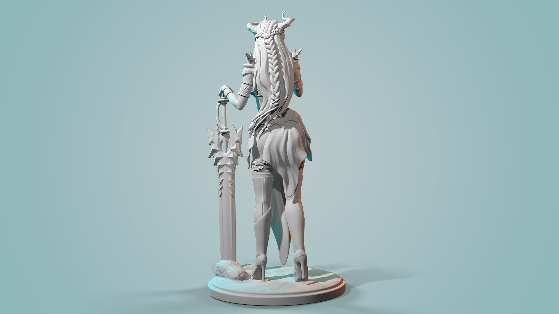 3D Print model - The Dark Knight girl 3D model 3D printable | CGTrader