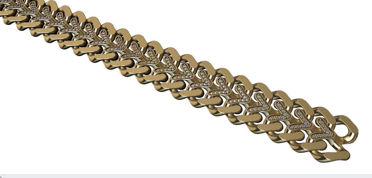 Heart Chain 3D model 3D printable | CGTrader