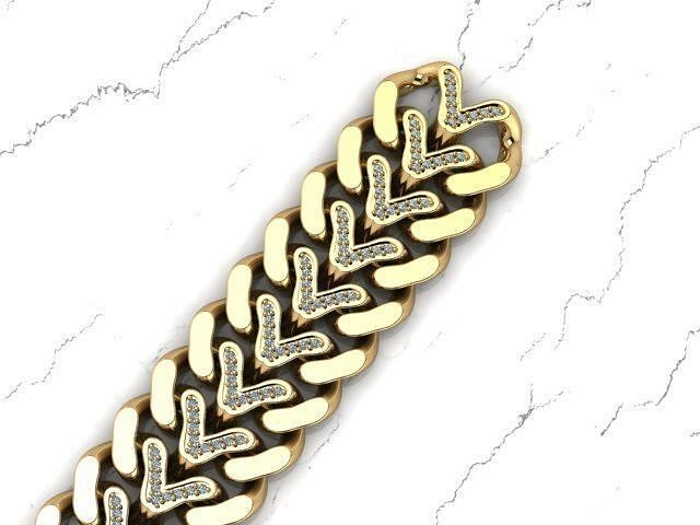 Heart Chain 3D model 3D printable | CGTrader