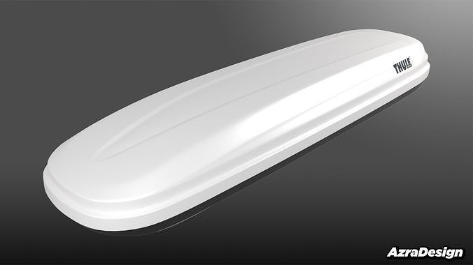 Thule Pulse Alpine - Car Roof Box - High Poly 3D model | CGTrader