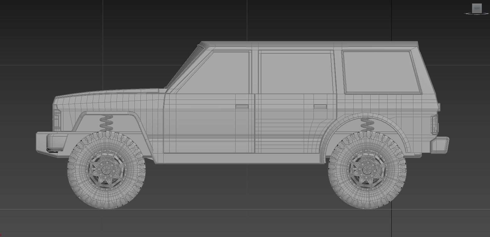 Nissan patrol y60 3d model 3D model | CGTrader