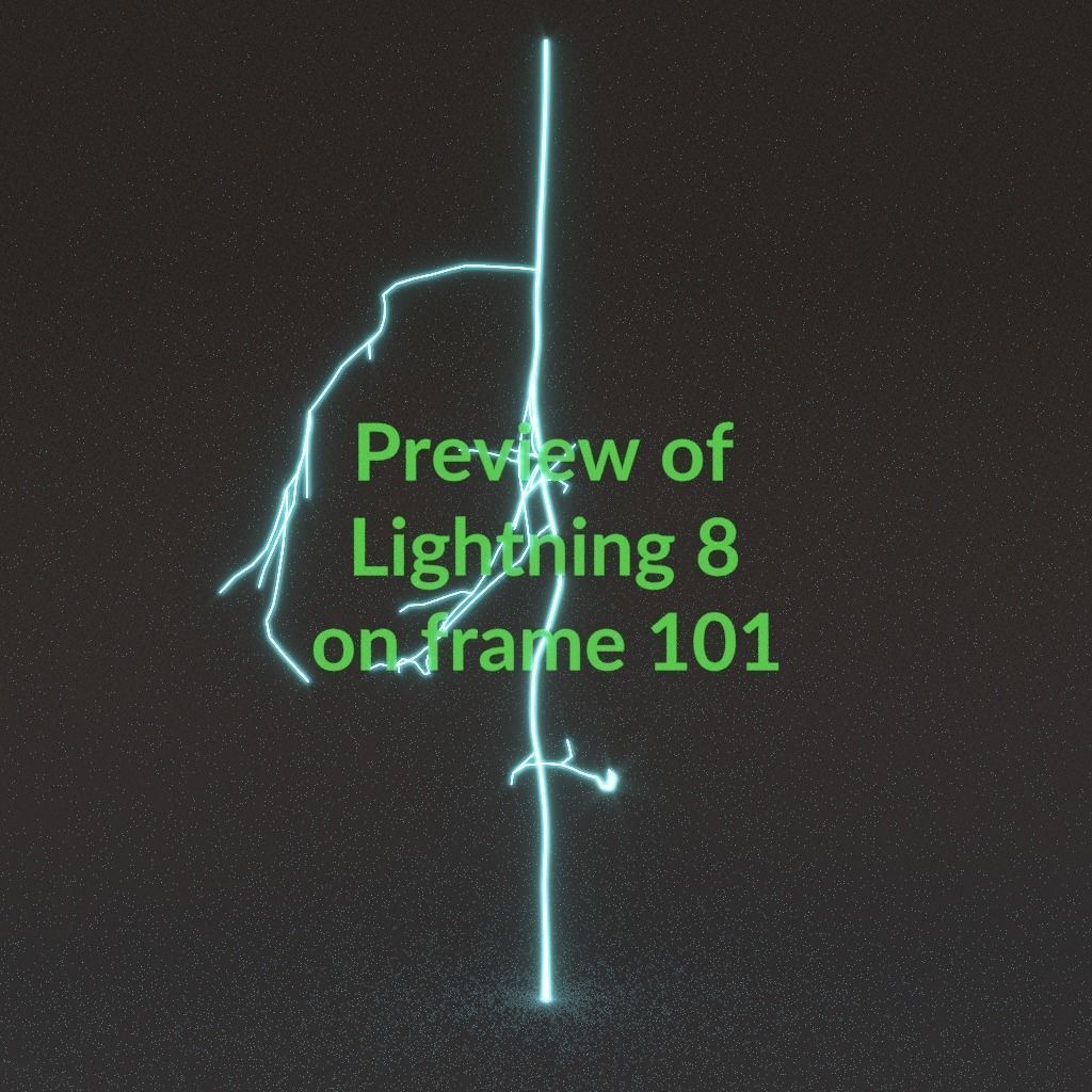 3D model Animated Lightning v8 VR / AR / low-poly | CGTrader