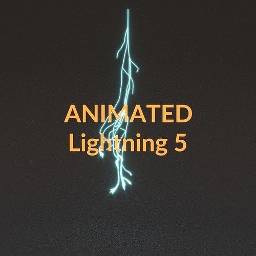 3D model Animated Lightning v5 VR / AR / low-poly | CGTrader