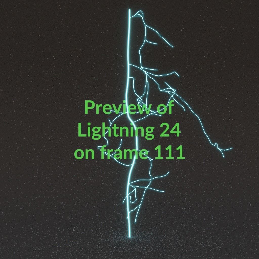 3D model Animated Lightning v24 VR / AR / low-poly | CGTrader