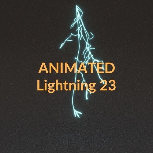 3D model Animated Lightning v23 VR / AR / low-poly | CGTrader
