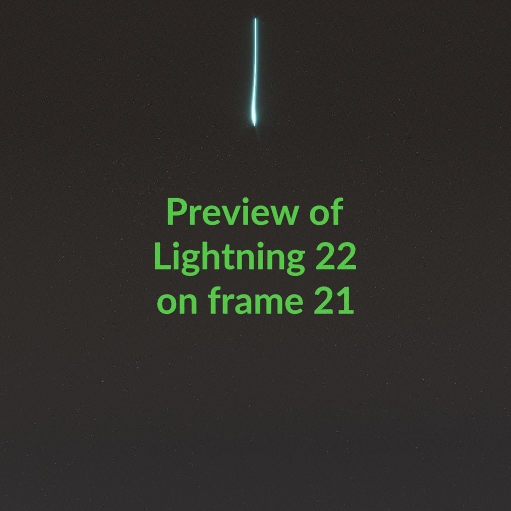 3D model Animated Lightning v22 VR / AR / low-poly | CGTrader