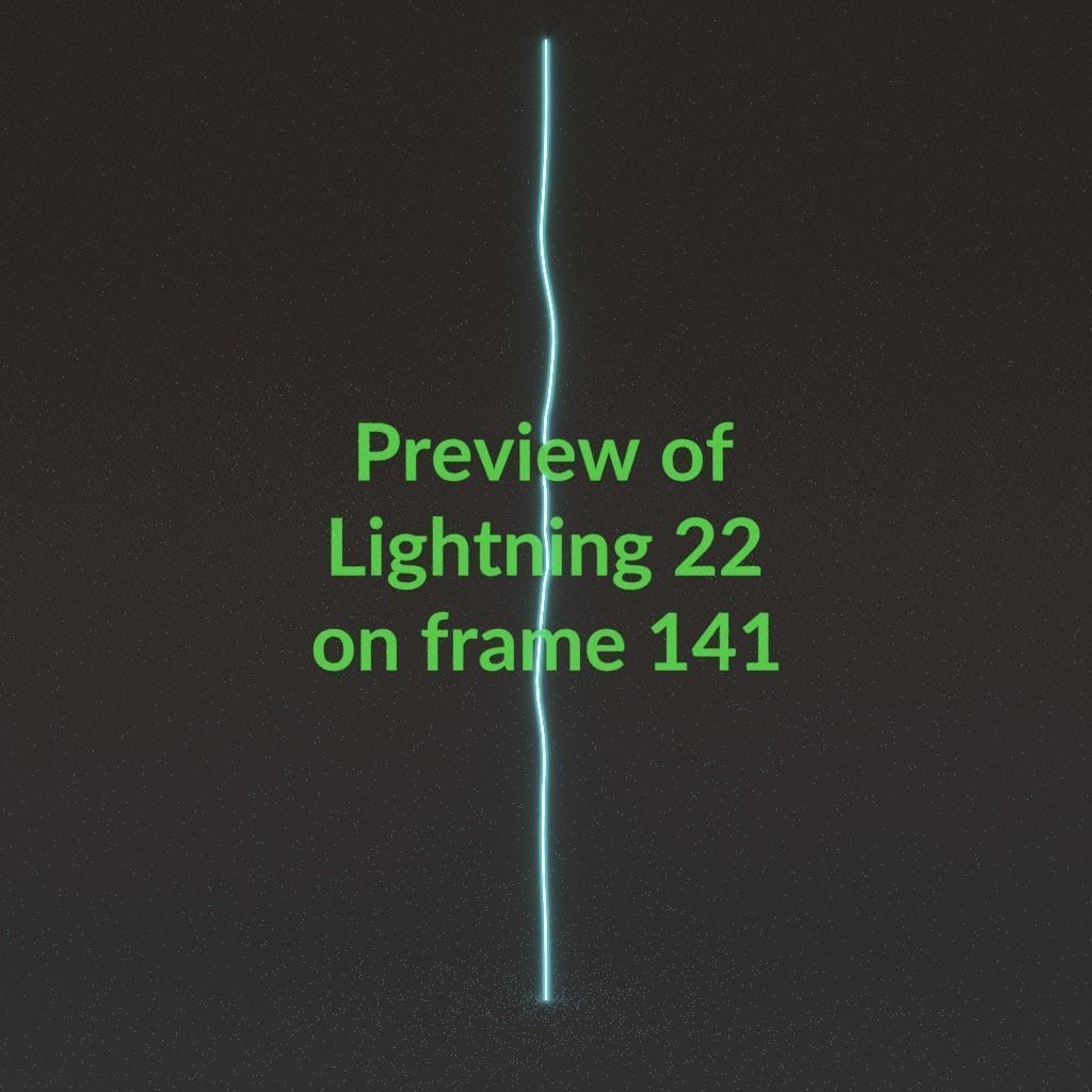 3D model Animated Lightning v22 VR / AR / low-poly | CGTrader