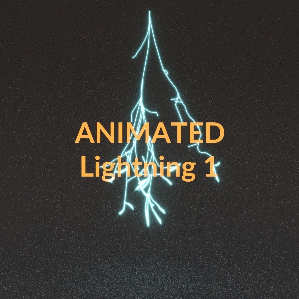 3D model Animated Lightning v1 VR / AR / low-poly | CGTrader