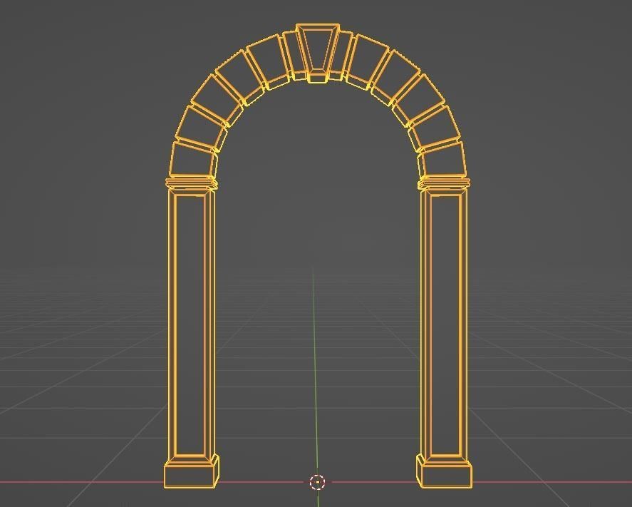 3D model Stone Arch - Celtic Archway - Low-poly - Game-Ready - 4K VR ...