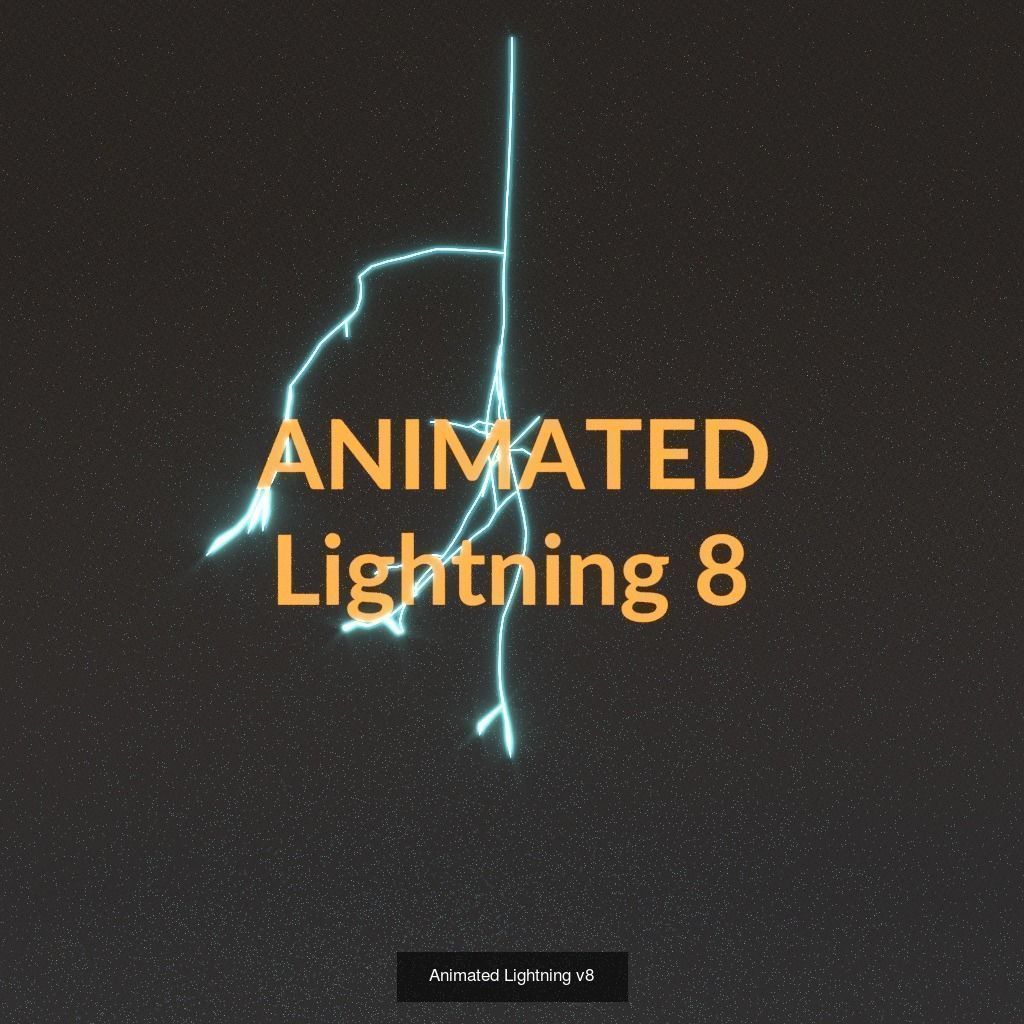 Animated Lightning PACK 25 versions 3D Model Collection | CGTrader
