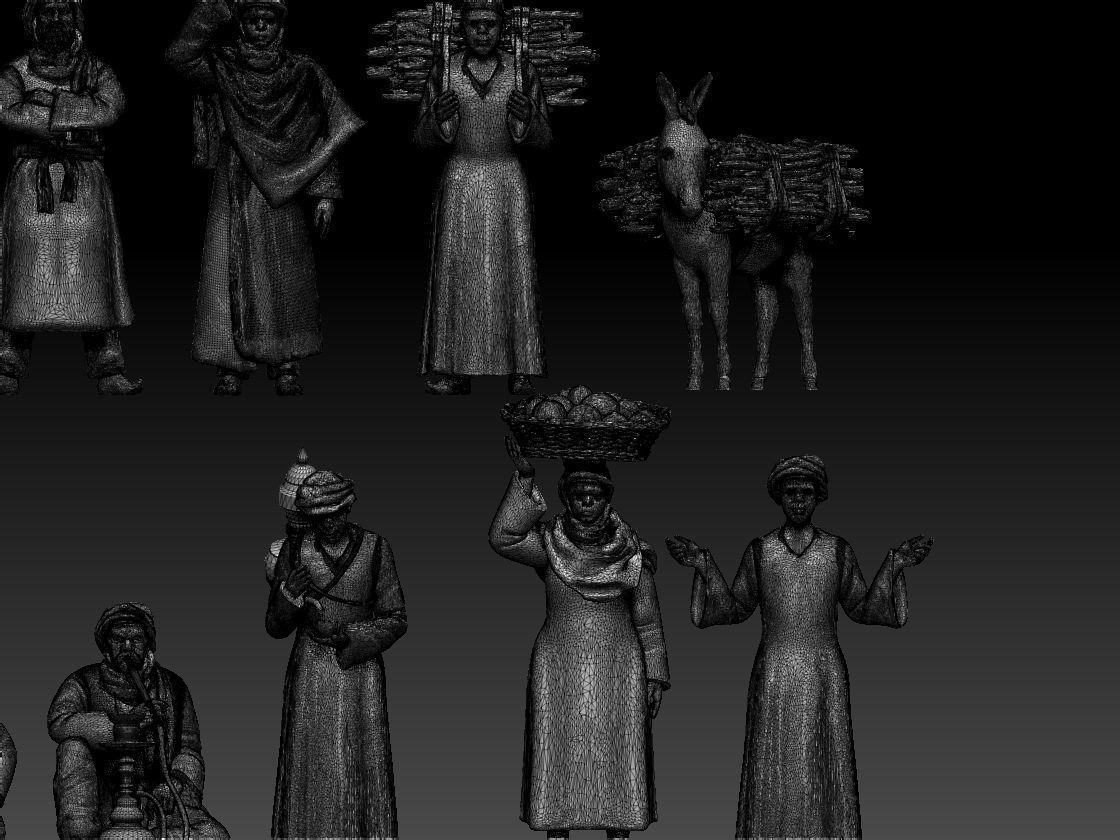 arab people 3D model 3D printable | CGTrader