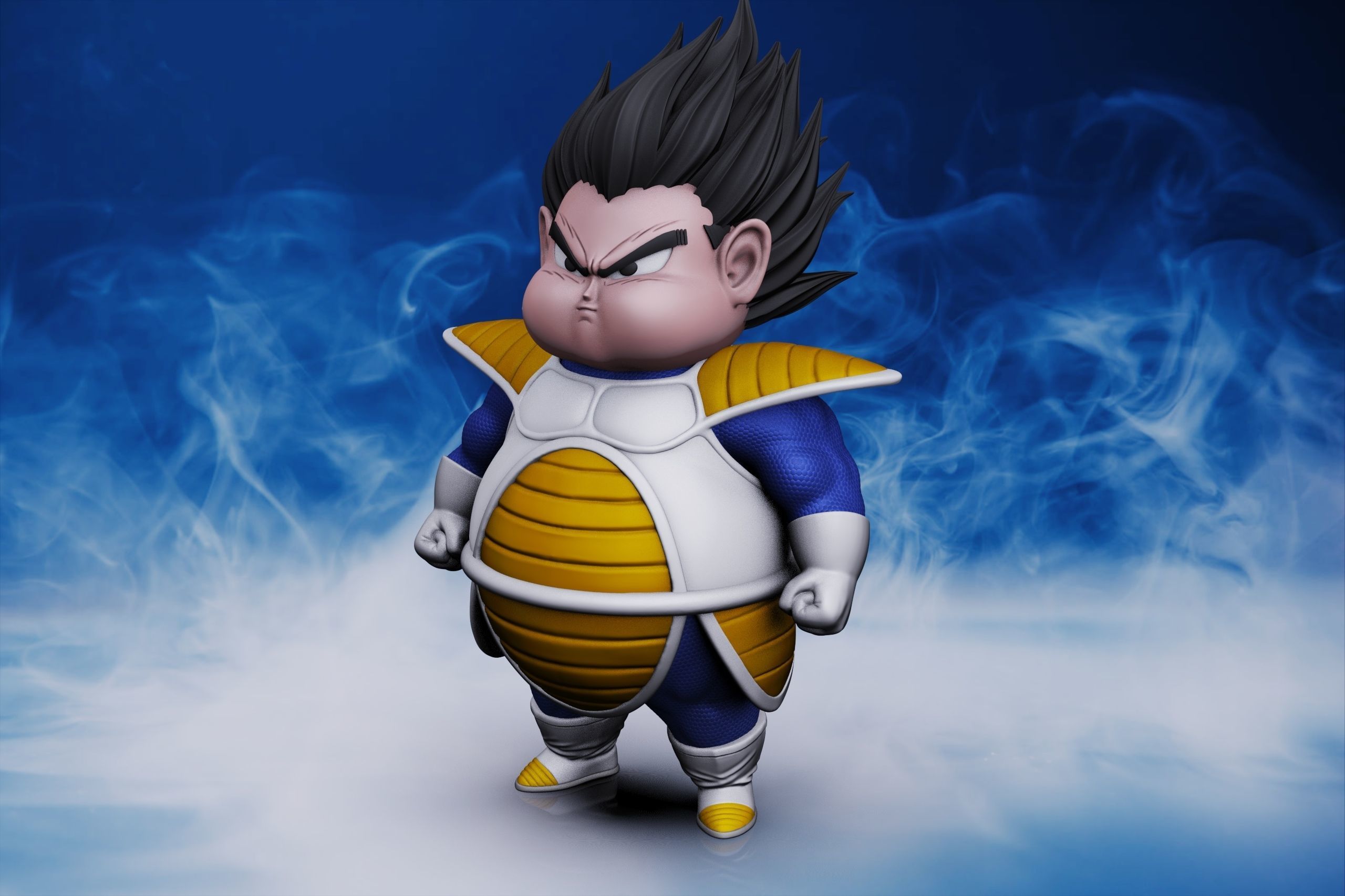 Fat vegeta 3D model 3D printable | CGTrader