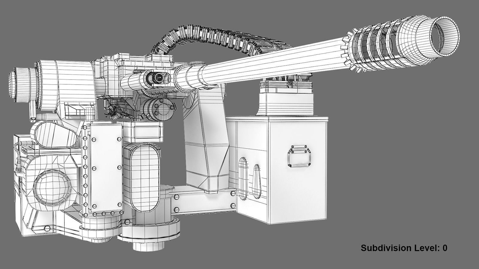 M230LF machine gun 3D model | CGTrader