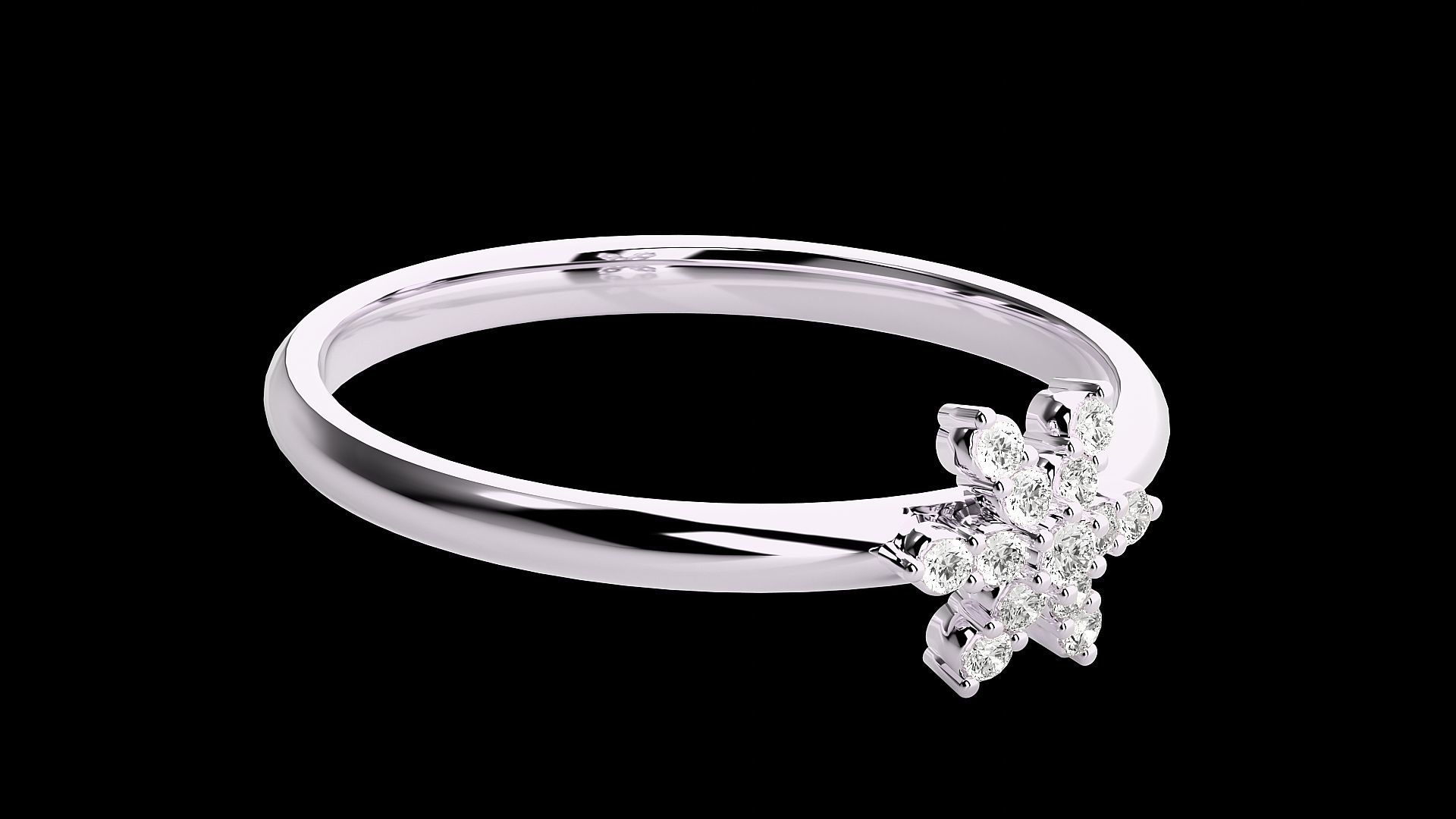 Ultra light wt minimalist Women Ring 3dm renders detail 3D model 3D printable | CGTrader