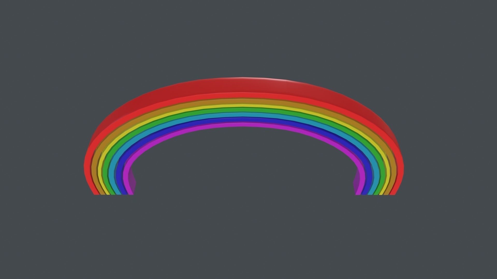 3D model Rainbow 3D Model VR / AR / low-poly | CGTrader
