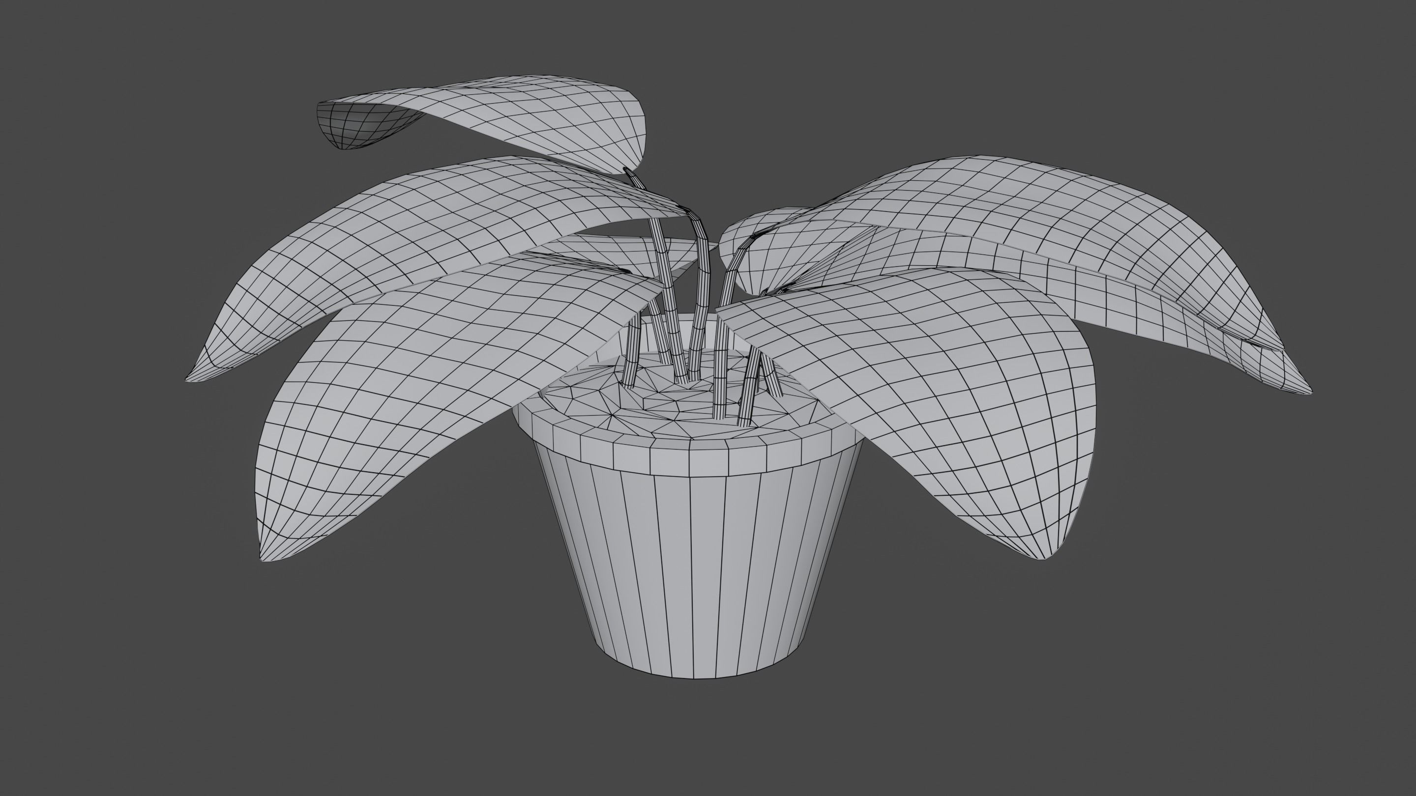 3D model Plant pot VR / AR / low-poly | CGTrader