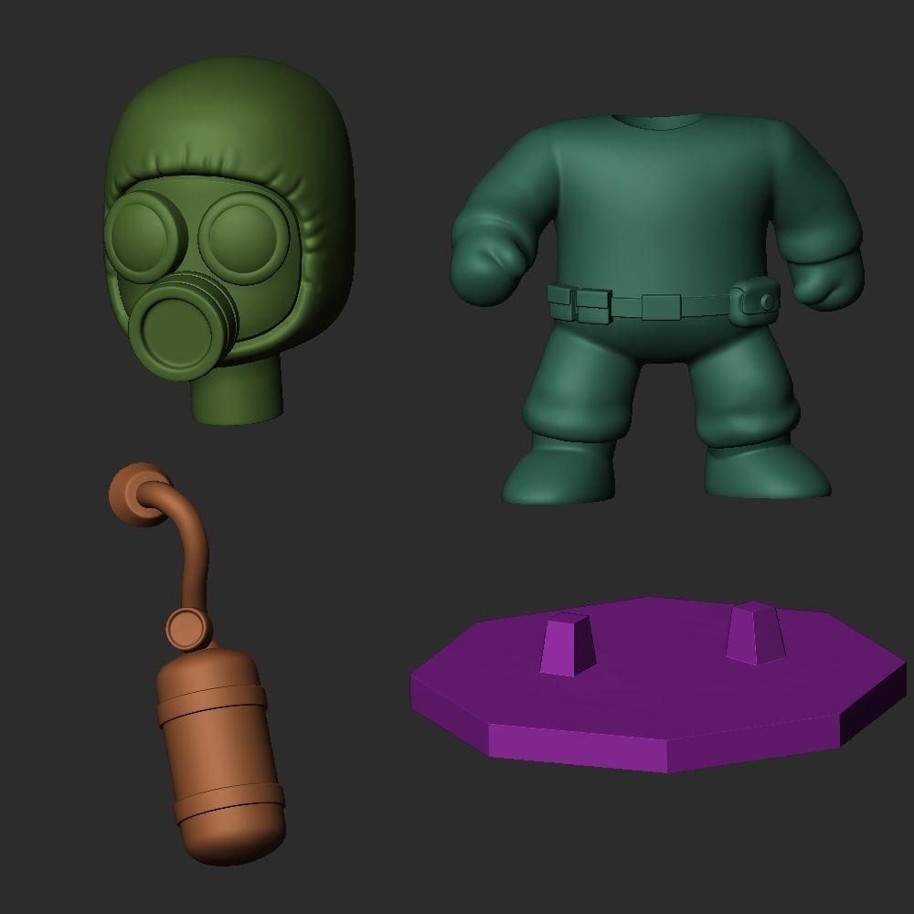 STUMBLE GUYS HAZMAT NBC 3D model 3D printable | CGTrader