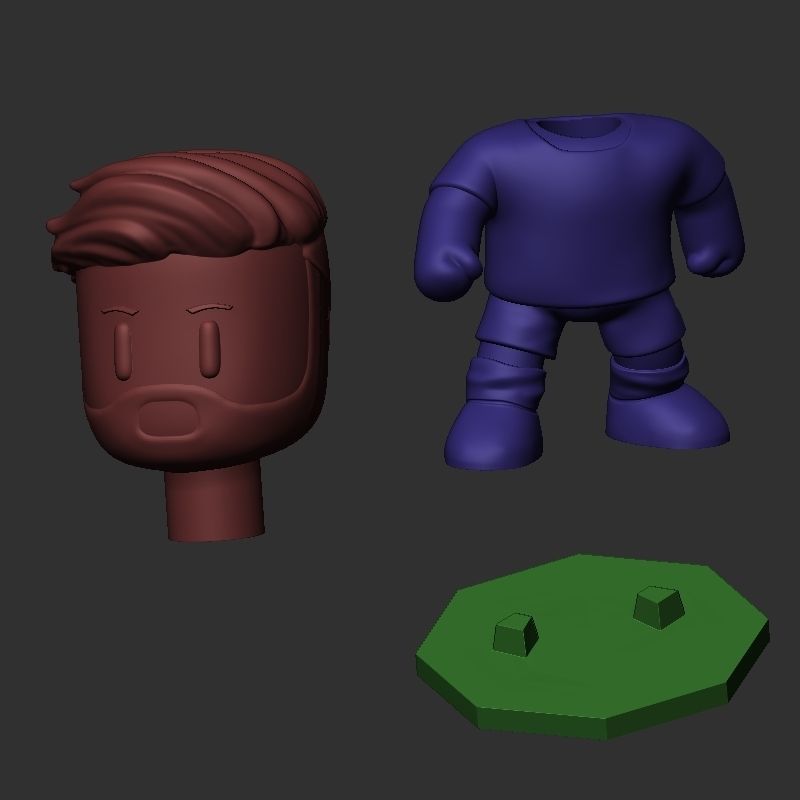 STUMBLE GUYS MESSI 3D model 3D printable | CGTrader