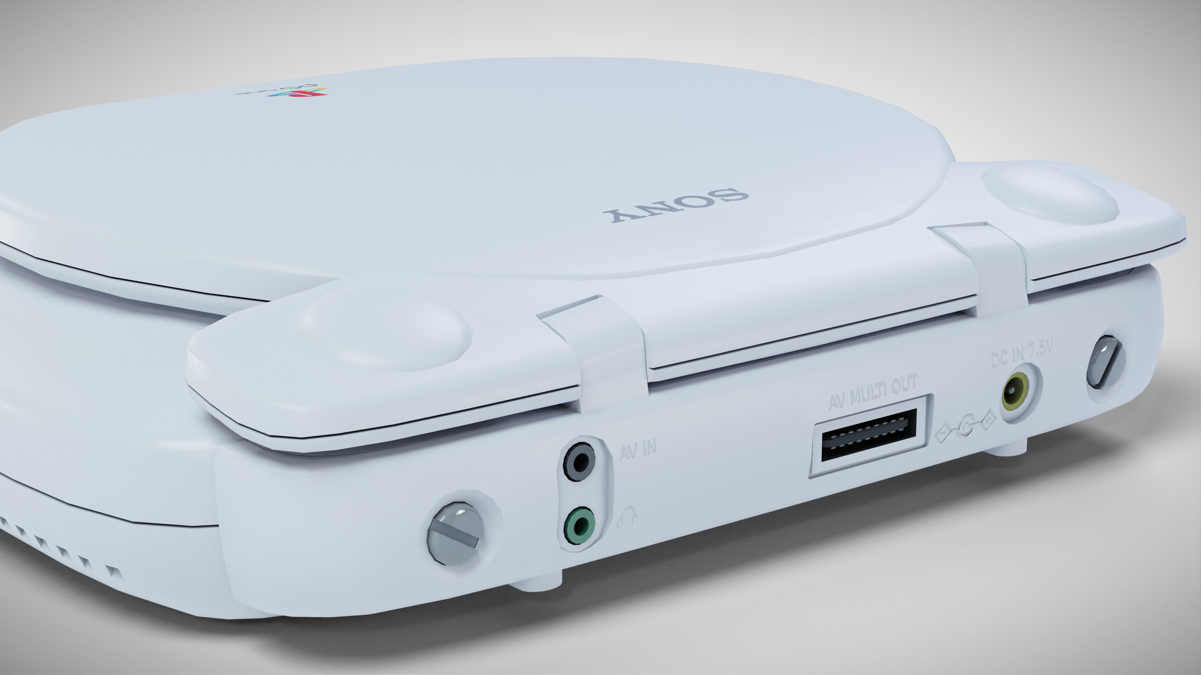 3D model Sony PlayStation PS one VR / AR / low-poly | CGTrader