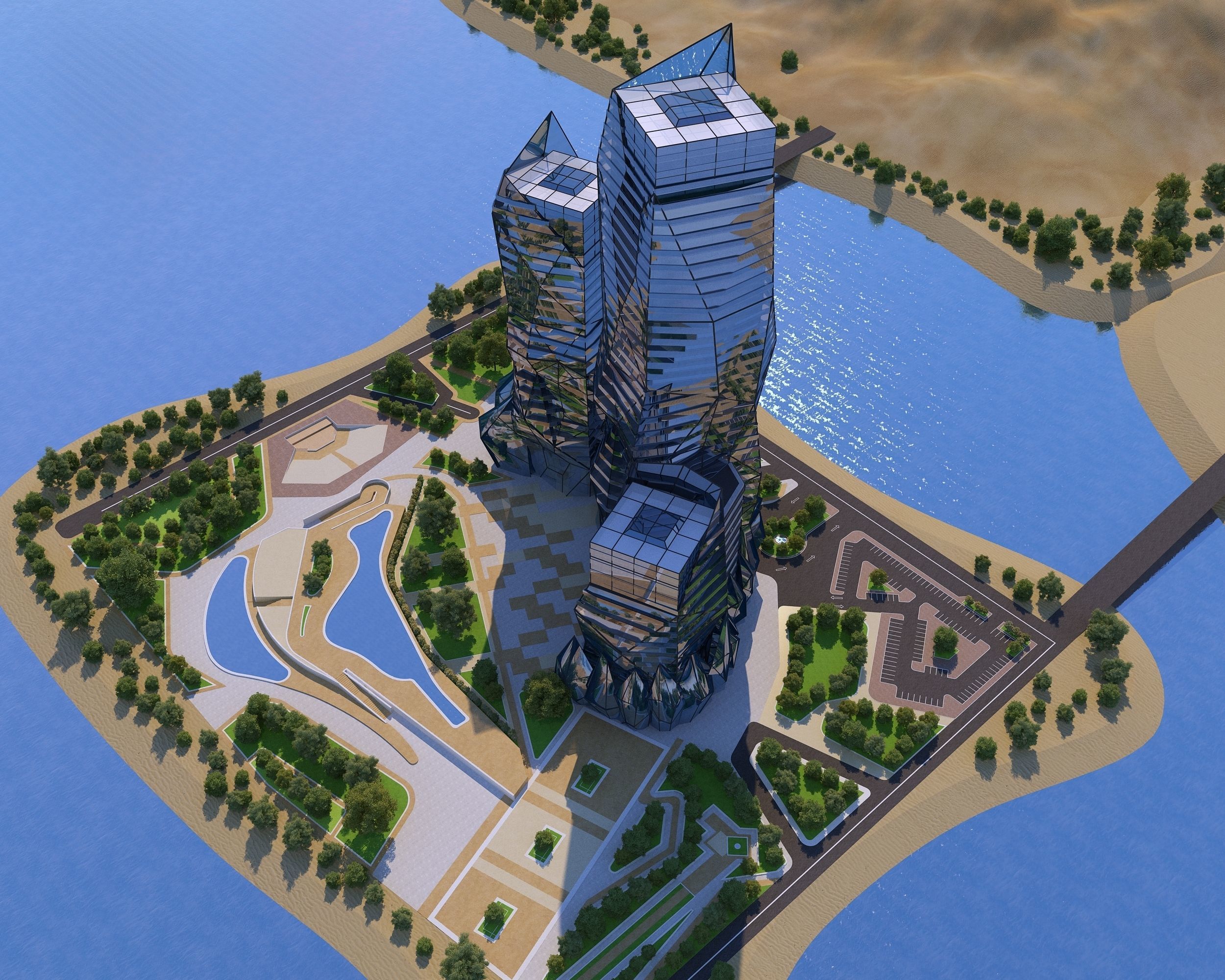 0061 - Deconstruction Skyscraper - 2Ds Plans - 3Ds Files 3D model ...