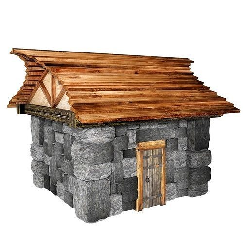Small Medeval House 3D model | CGTrader