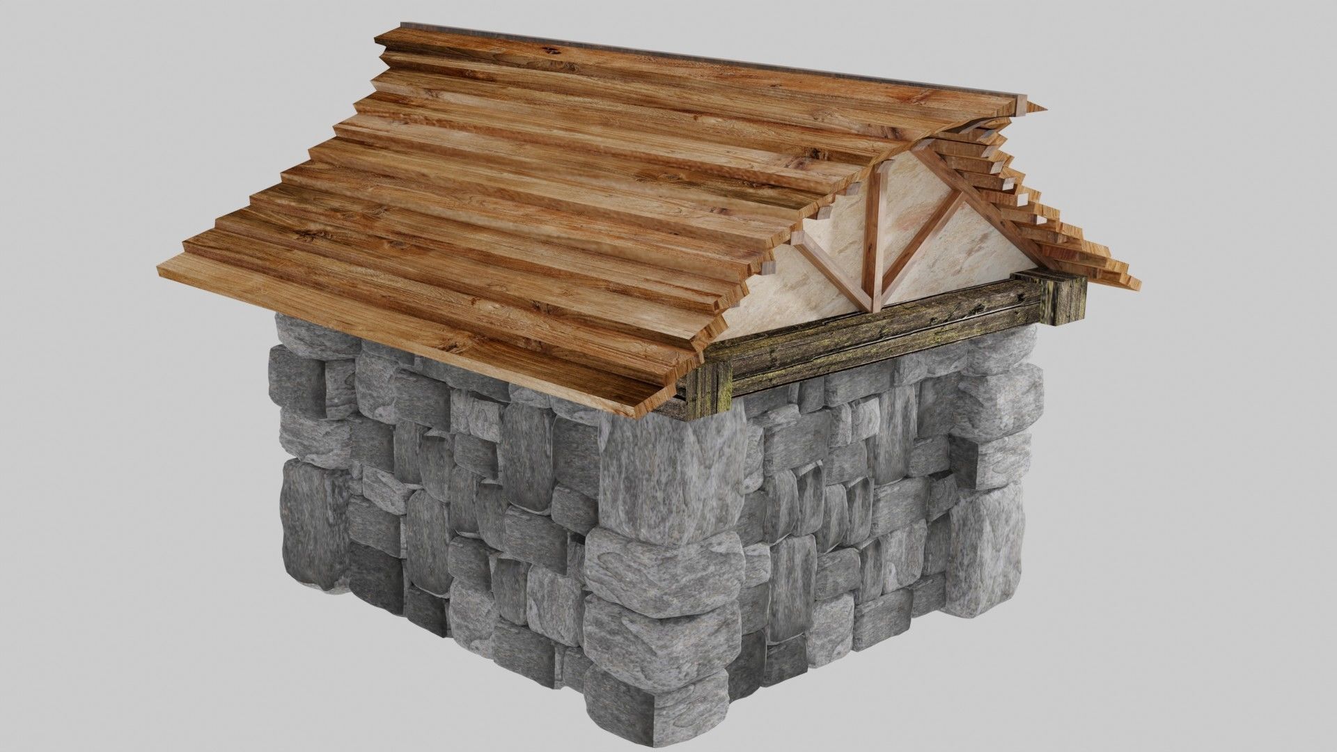 Small Medeval House 3D model | CGTrader