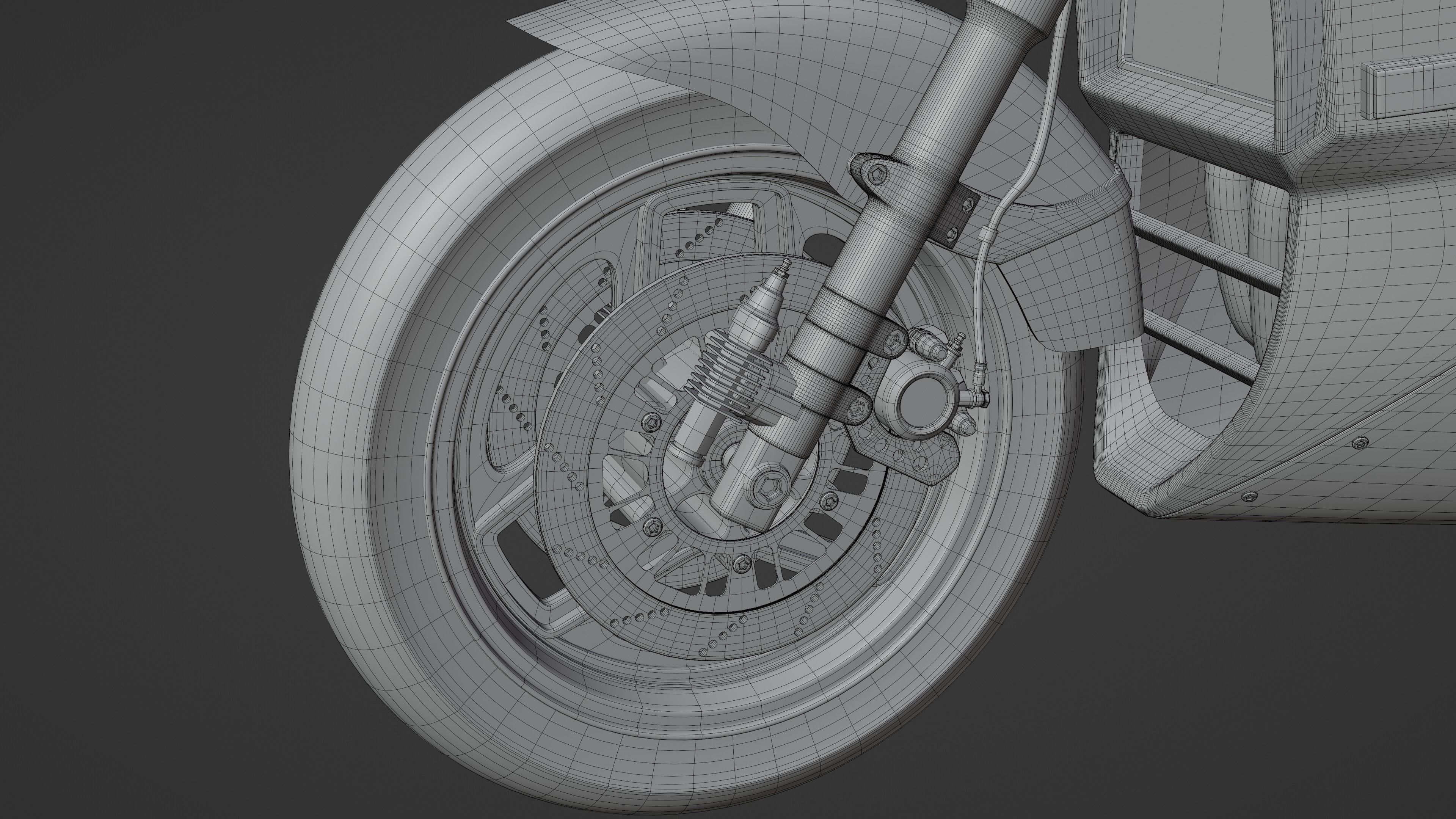 Kawasaki Ninja - GPZ 900R 3D model | CGTrader