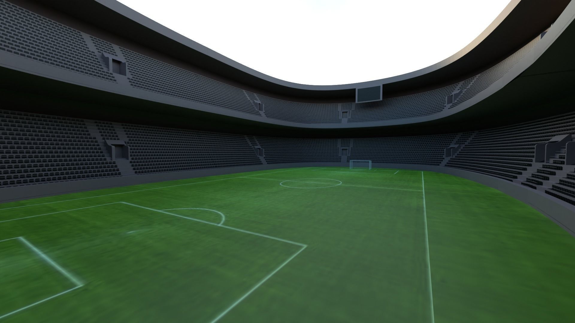 3D model Football Stadium VR / AR / low-poly | CGTrader