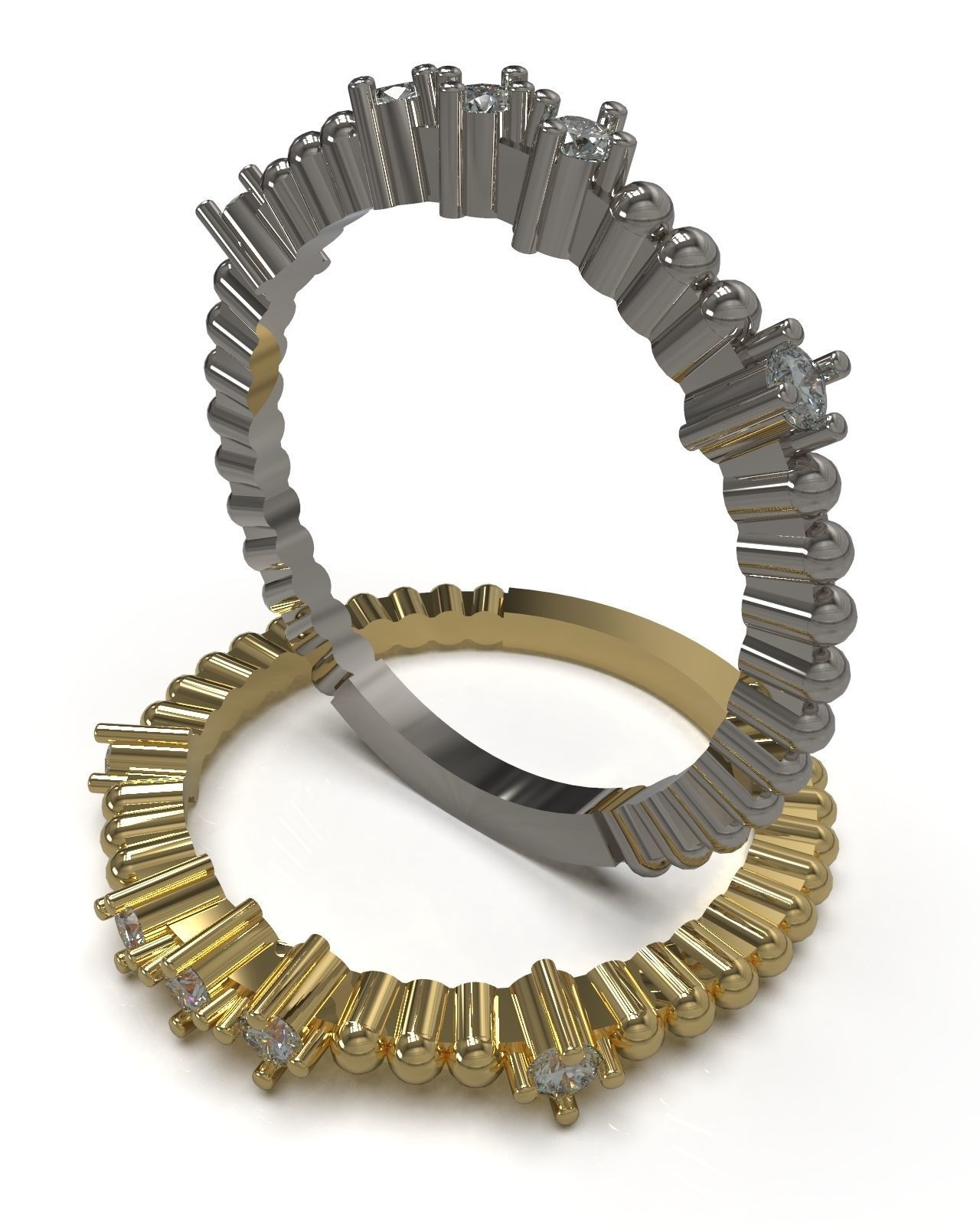 Little finger women ring 3D model 3D printable | CGTrader