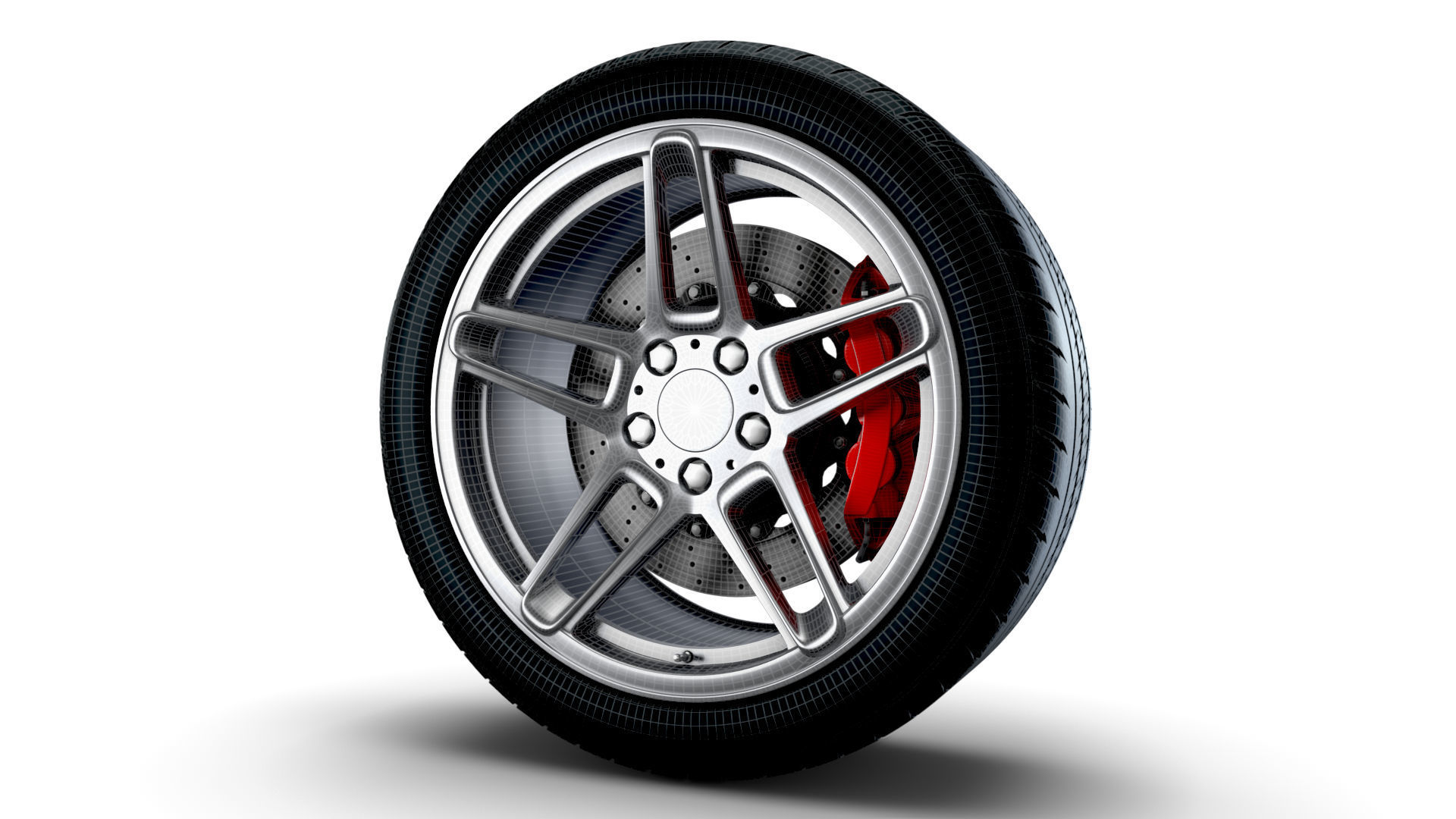 AC SCHNITZER type II wheel 3D model | CGTrader