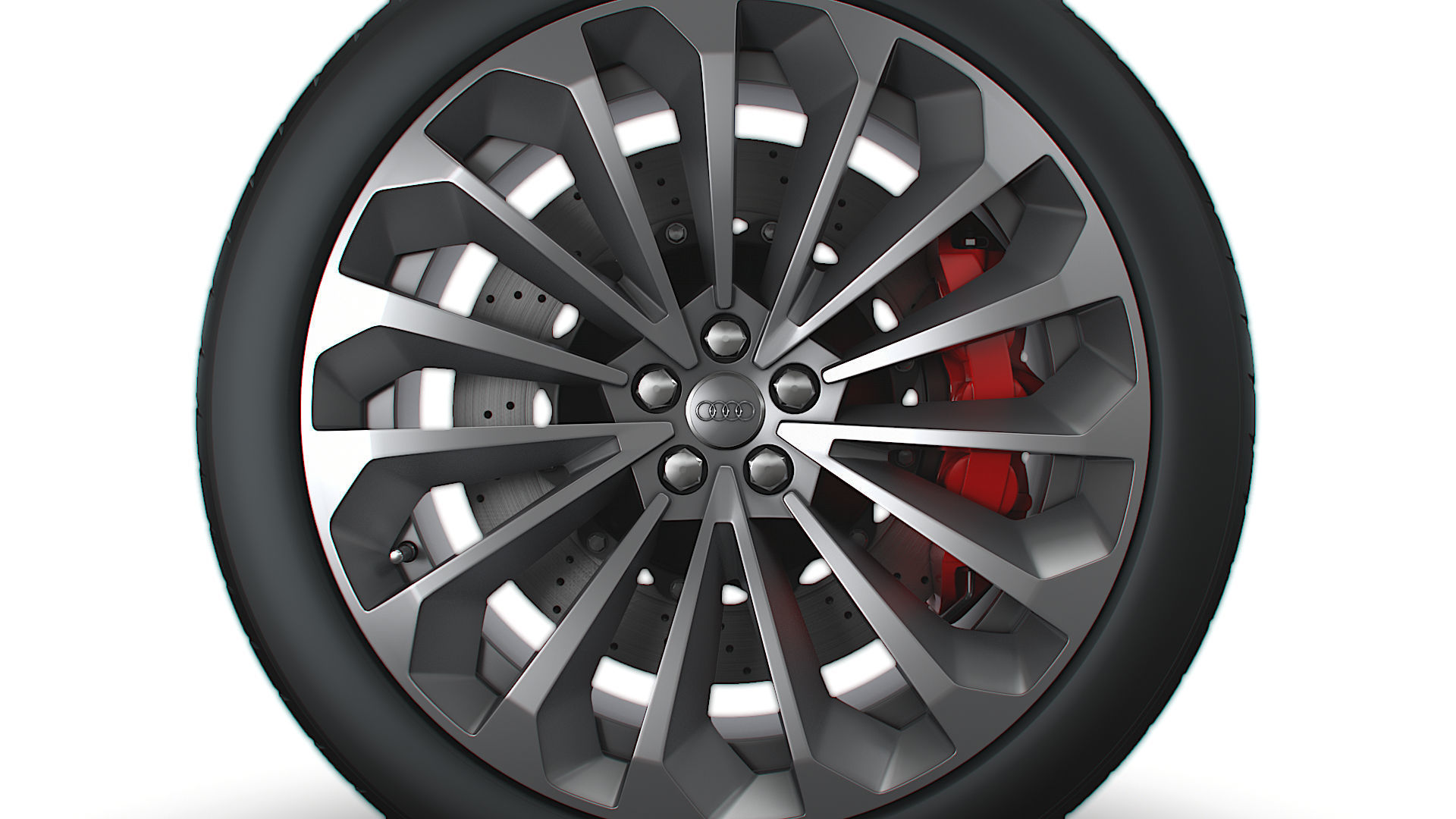 Audi E Tron wheel 3D model | CGTrader