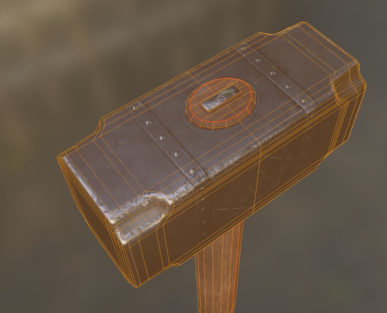 Medieval SledgeHammer free VR / AR / low-poly 3D model | CGTrader