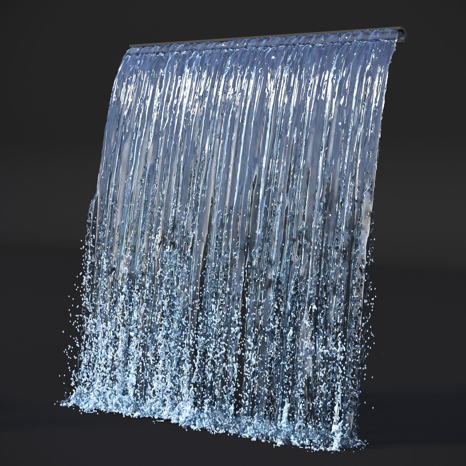 Waterfalls and Fountains Collection 3 3D model | CGTrader