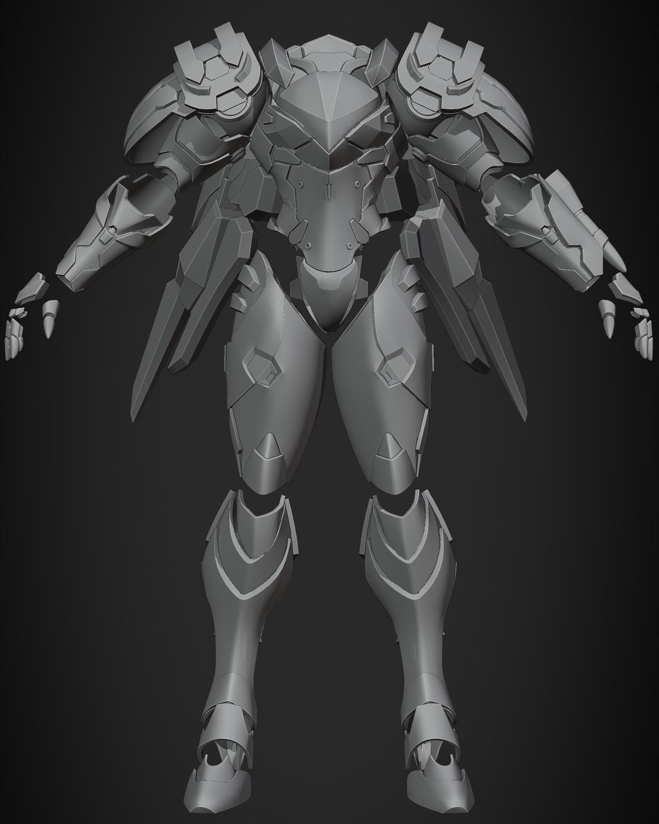 Overwatch 2 Pharah Armor for Cosplay 3D model 3D printable | CGTrader