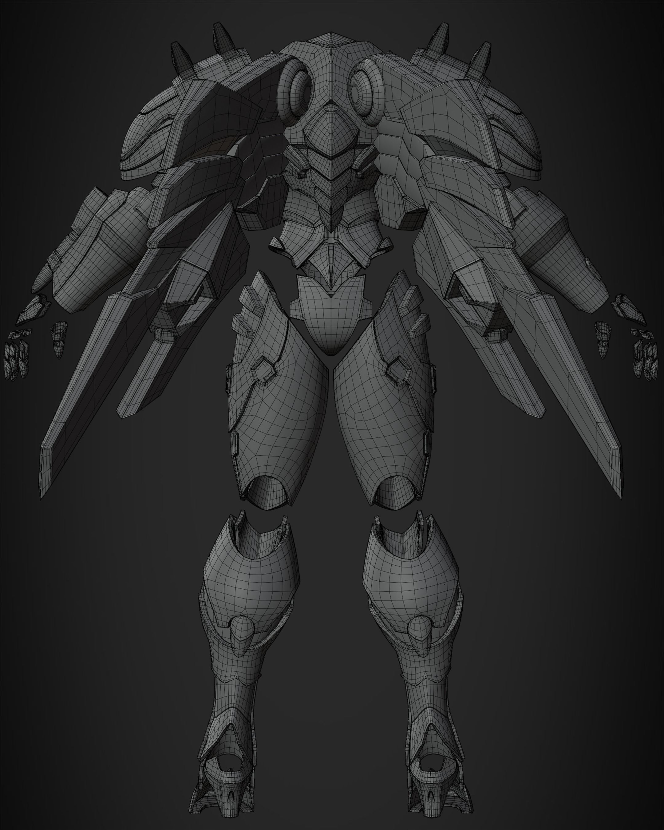 Overwatch 2 Pharah Armor for Cosplay 3D model 3D printable | CGTrader